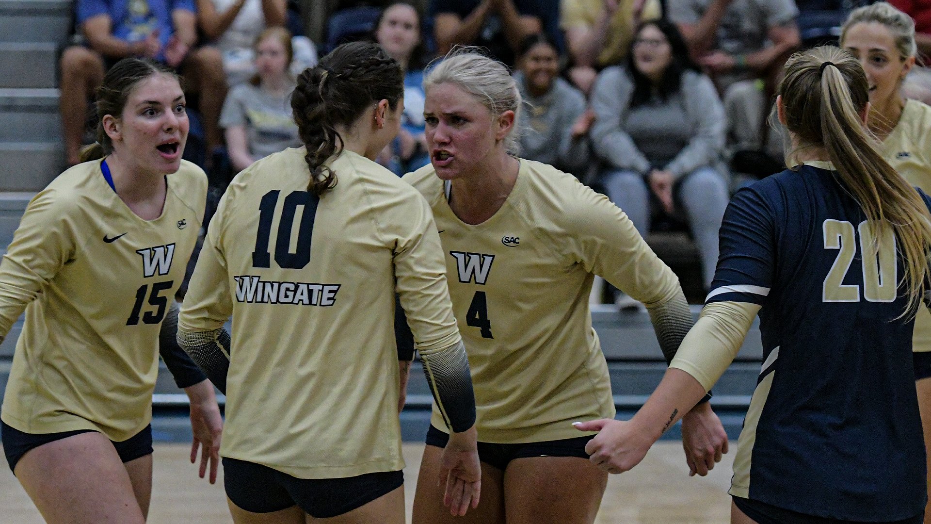 In Key Early-Season SAC Volleyball Showdown, Wingate Sweeps Top Rival ...