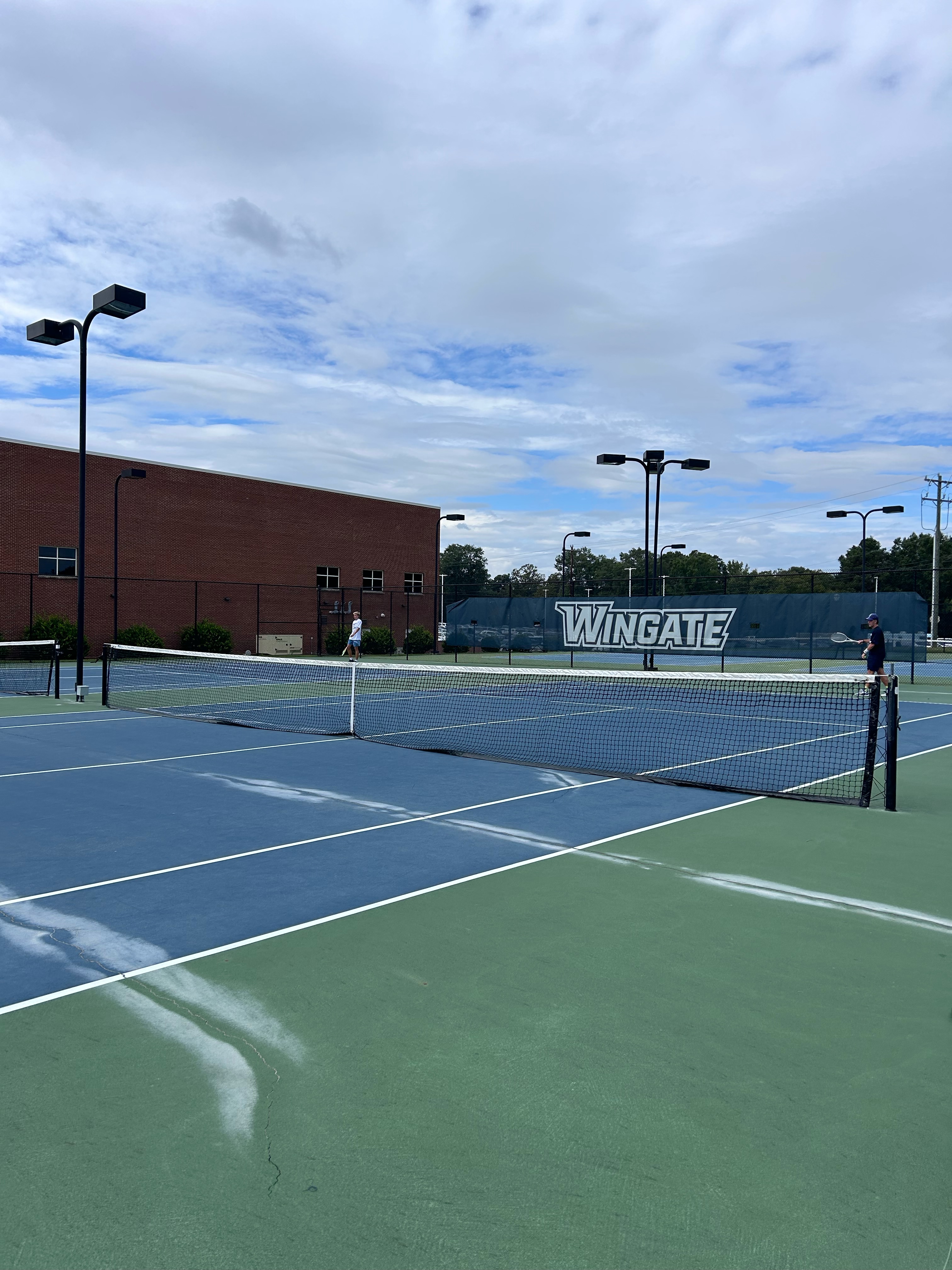Wingate tennis set to play another season off-campus due to damaged ...